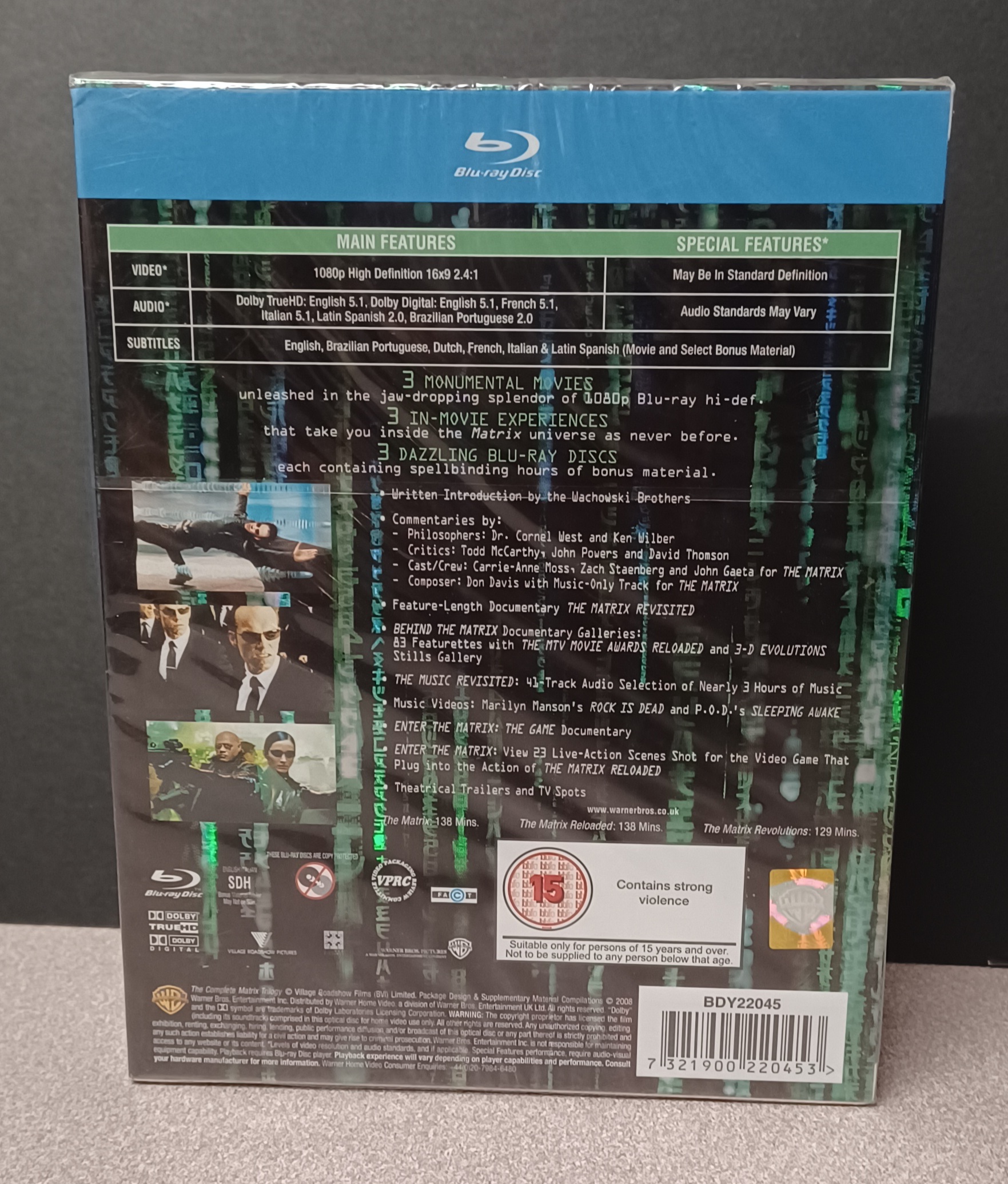 Complete Matrix Trilogy Blu-Ray Boxset. | Robs Retros