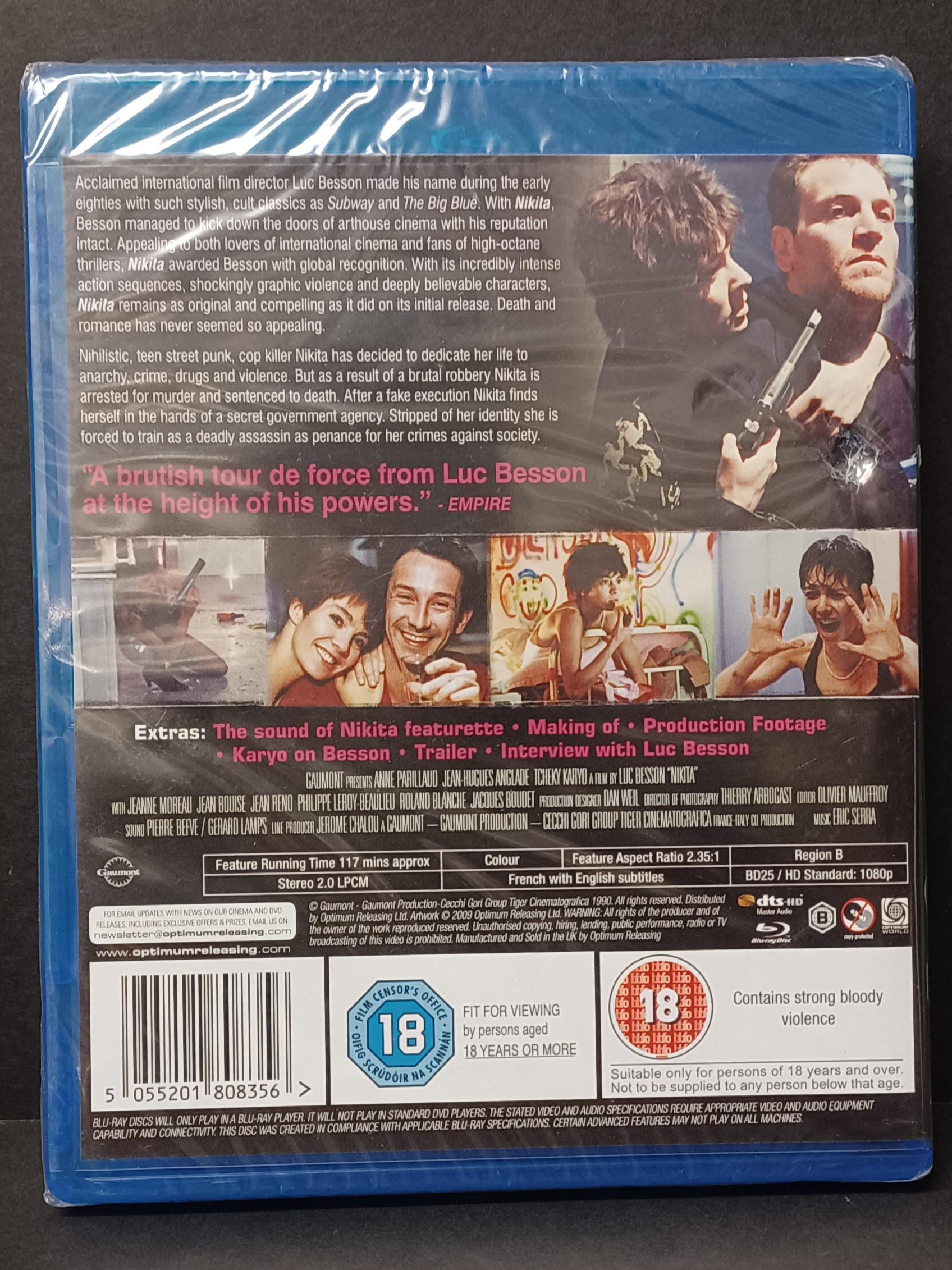 Nikita Blu-Ray Movie. Luc Besson. | Robs Retros